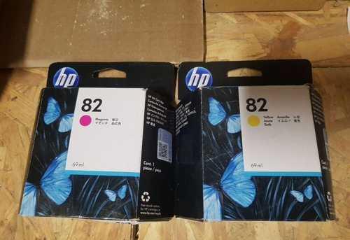 HP 82 C4913A C4912A оригинал 2021г