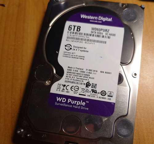 Жёсткий диск western digital 6tb