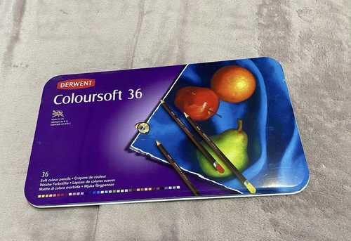 Карандаши derwent coloursoft 36 цветов