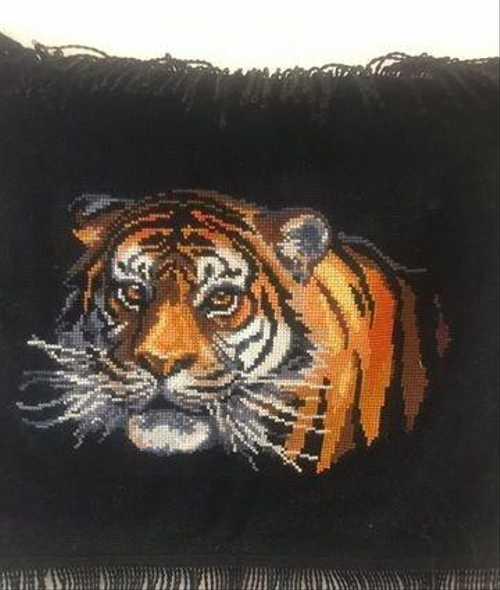 Вышивка «тигр- символ 2022 года»