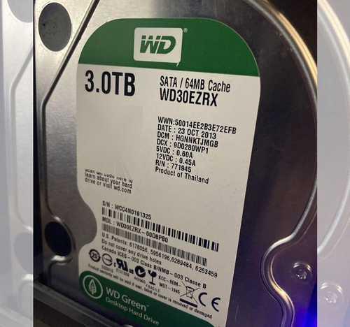 Hdd WD 3tb 3,5" 5400