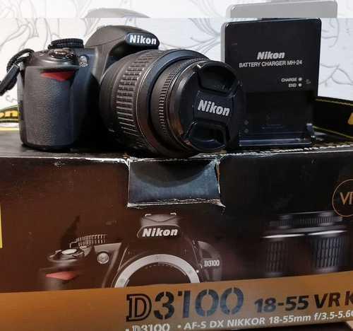 Зеркальный фотоаппарат nikon d3100 18-55 VR Kit