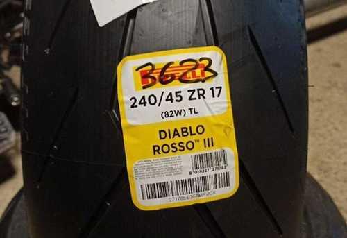 Pirelli Diablo Rosso 3 240/45 ZR17 2023 год