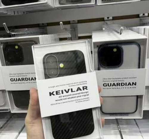 Чехол Kevlar на iPhone 16 / 16 Pro / 16 Pro Max