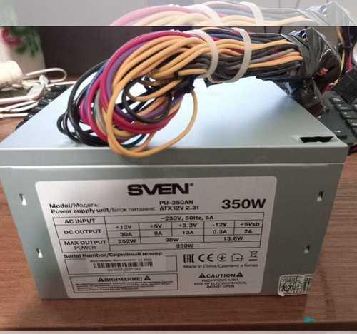 Блок питания компьютера 350W sven