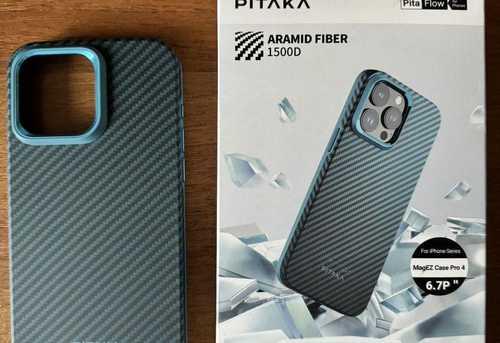 Противоударный чехол Pitaka на iPhone 15 Pro Max
