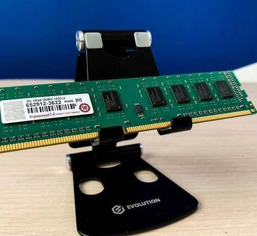 Оперативная память Transcend 2 гб DDR3 1333 мгц