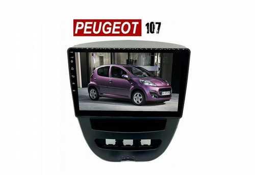 Магнитола для Peugeot 107 1/16gb