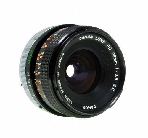 Canon Lens FD 28m f3.5 SC