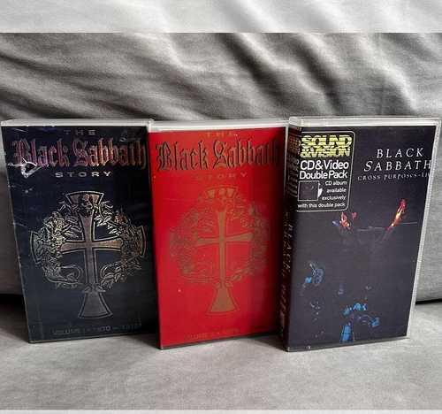 Видеокассеты Black Sabbath VHS