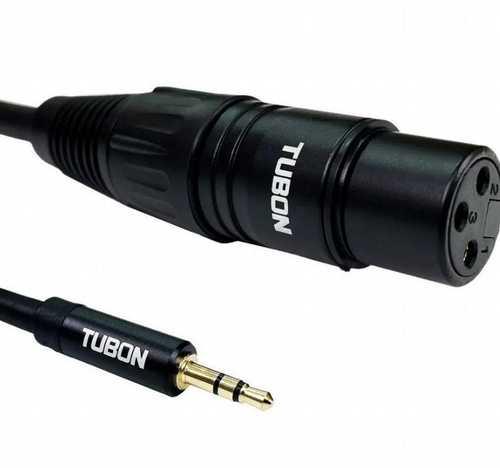 Микрофонный Кабель Tubon XLR (F) - 3.5 Jack 10м