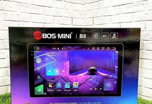 Магнитола 2din BOS Mini B8 8 ядер 9" 8+128Гб