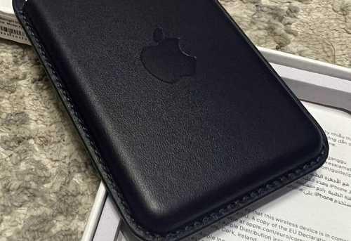 Чехол-бумажник Leather Apple MagSafe