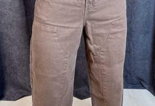 Широкие джинсы Bershka темно - коричневые / новые