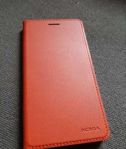Original Чехол Slim Flip Cover для Nokia 6 Brown
