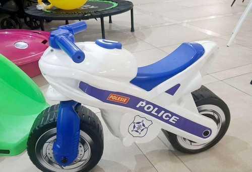 Беговел -мотоцикл мх Полиция (новый)