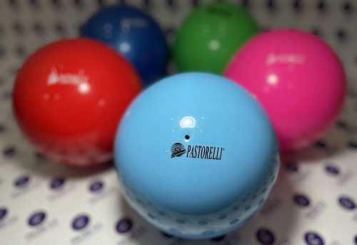 Мяч для гимнастики 18 см Pastorelli Голубой FIG
