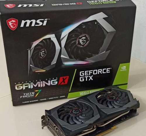 Игровая видеокарта GTX 1660 super Gaming X MSI / 6