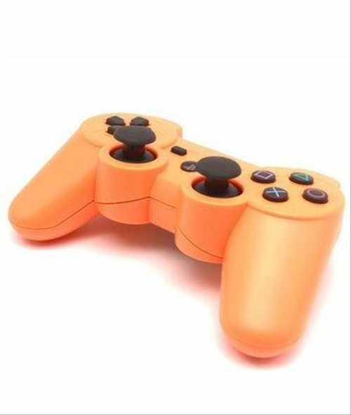 Джойстик PS3 оранжевый(без вибрации)
