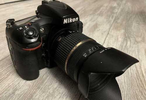 Nikon d810 + tamron f 2.8 24-70 + nikkor 50 f 1.4