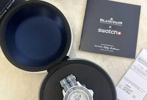 Часы Blancpain x Swatch Antarctic Ocean (2023)