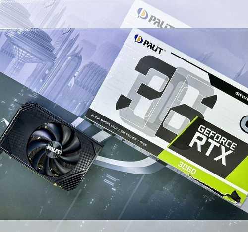 Идеальная RTX 3060 12gb Palit StormX