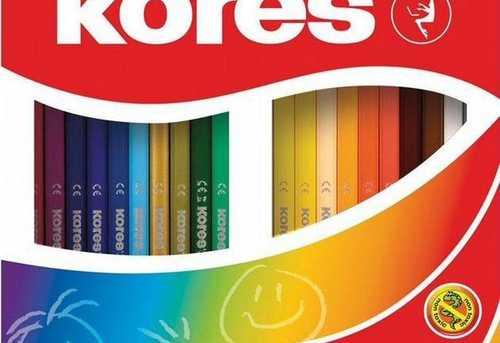 Карандаши цветные Kores 24 цвета