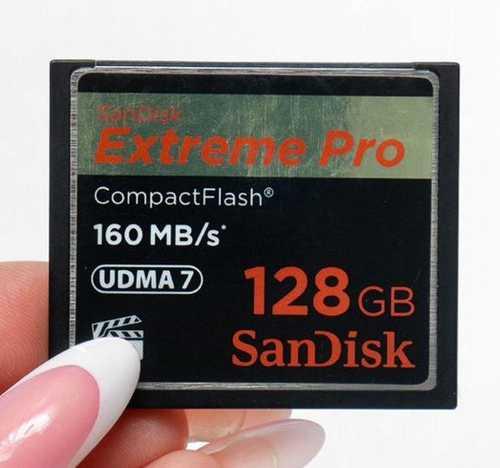 Карта памяти SanDisk Extreme pro CF 128gb