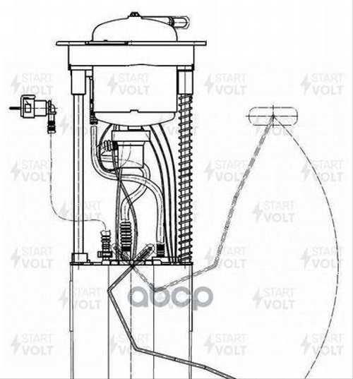 Модуль топливного насоса Audi Q5 (08) 2.0TFSi