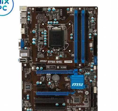 Материнская плата LGA1155 MSI B75A-G41 Б.У