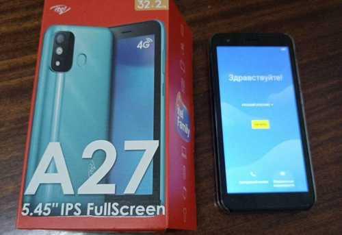 Смартфон itel А27 новый