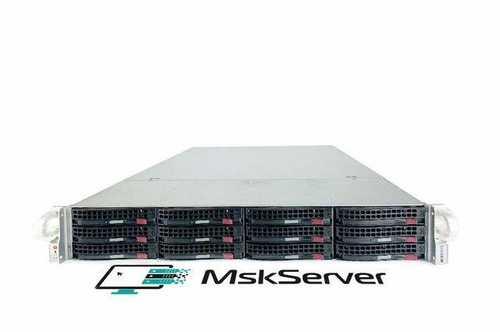 Сервер Supermicro 6028U-trtp+ 2x E5-2630v4 256Gb