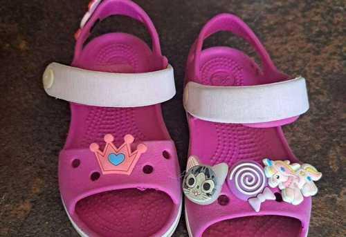 Crocs c9 сандалии для девочки