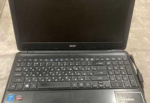 15.6" Acer Aspire E1-572G, 500 ГБ, Core i3-4010U, RAM 4 ГБ, Radeon HD 8670M 1 ГБ
