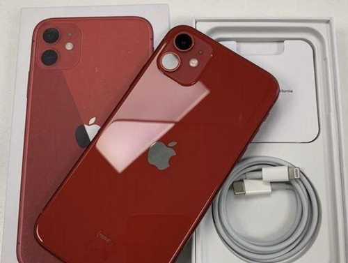 Apple iPhone 11 64gb RED Ростест