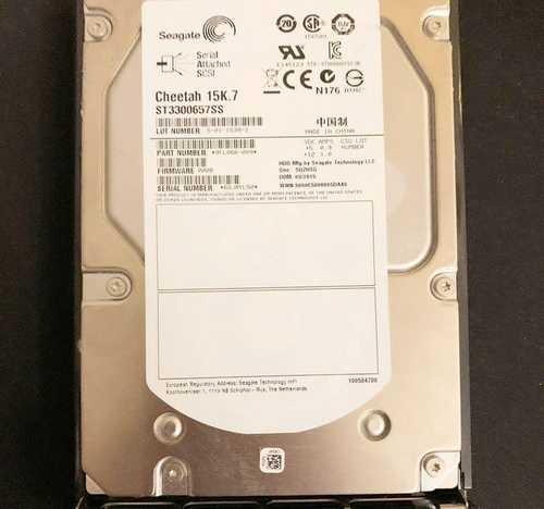 Жесткий диск HDD SAS Seagate Cheetah 15K.7 300 Гб