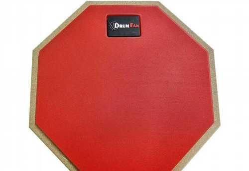 Тренировочный пэд Drumfan 08" Красный (DF-DP008-RD