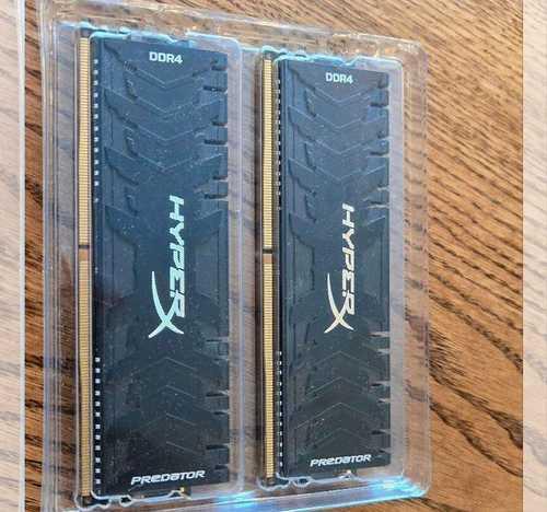 Оперативная память ddr4 hyperx predator 2x8 gb