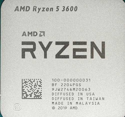 Процессор amd ryzen 5 3600