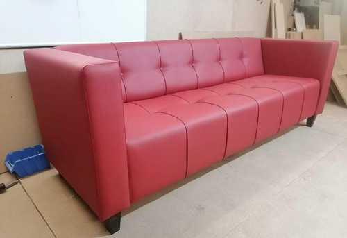 Офисный диван красный