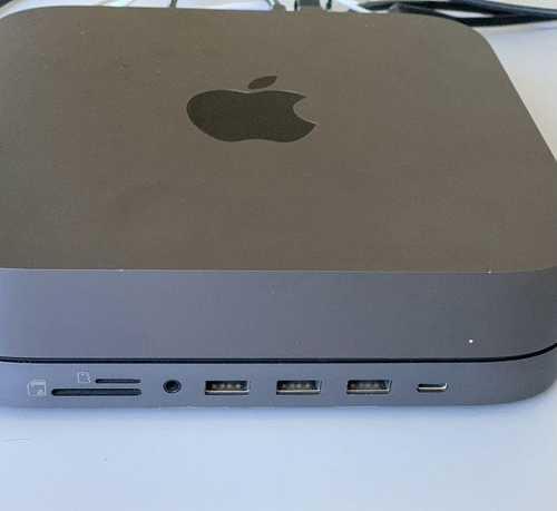 Док-станция Satechi Mac Mini Stand & Hub (ST-abhfm