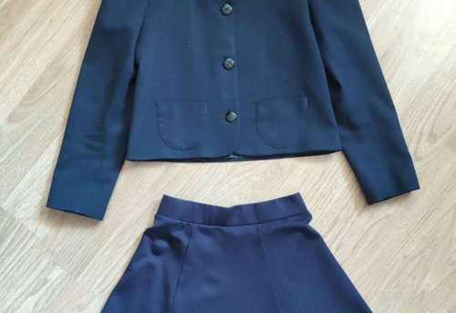 Школьная форма (пиджак + юбка)
