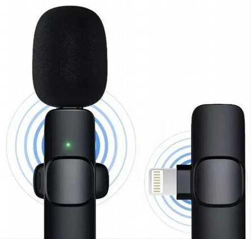 Беспроводной петличный микрофон iPhone/Android