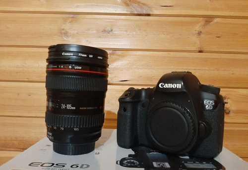 Фотоаппарат Canon EOS 6D (WG) 24-105 L Kit