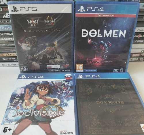 PS4 Dolmen/ Nioh/ Dark Souls 3/ indivisible