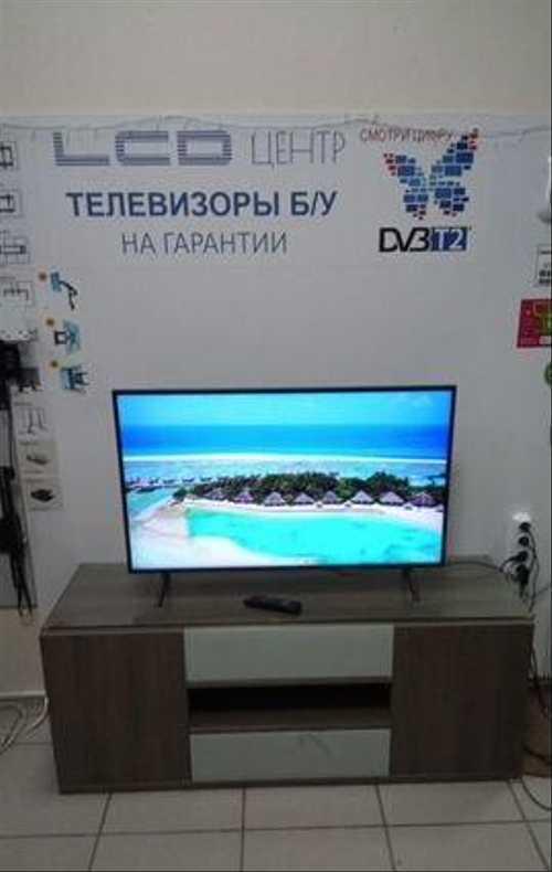 Телевизор Samsung 43"(107см) 4K, Smart, Wi-Fi