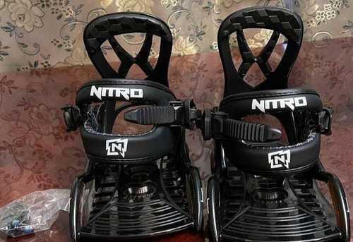 Детские крепления для сноуборда Nitro Micro Charg