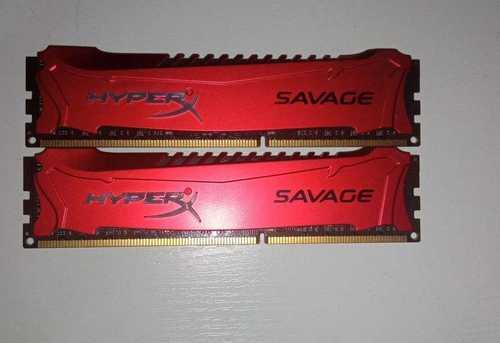 Оперативная память Kingston HyperX Savage DDR3