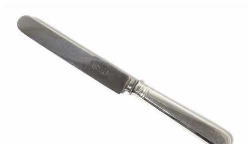 Обеденный нож с серебряной ручкой. Россия, 1860-е