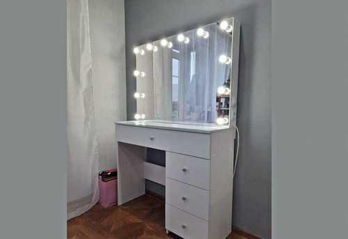 Гримёрный стол (зеркало без рамы) макияжный туалет